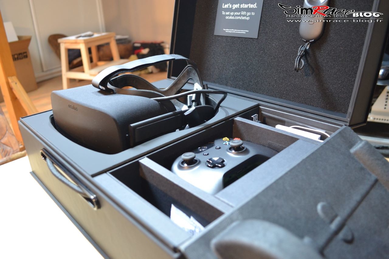 Unboxing et review de l'Oculus Rift CV1 - Simrace-Blog
