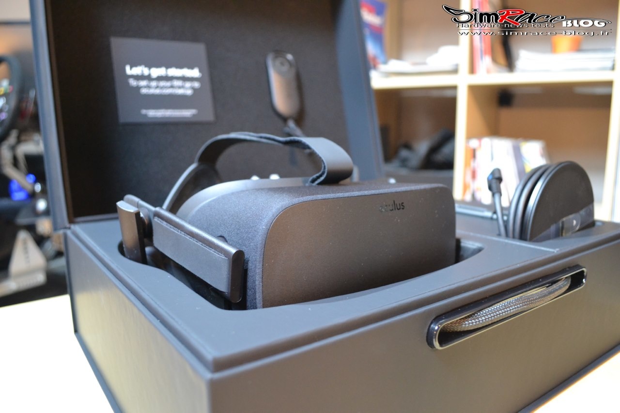 Unboxing et review de l'Oculus Rift CV1 - Simrace-Blog