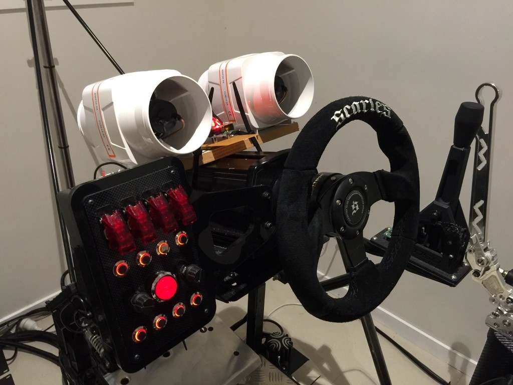 Système de simulation du vent DIY par Avenga76 - Simrace-Blog