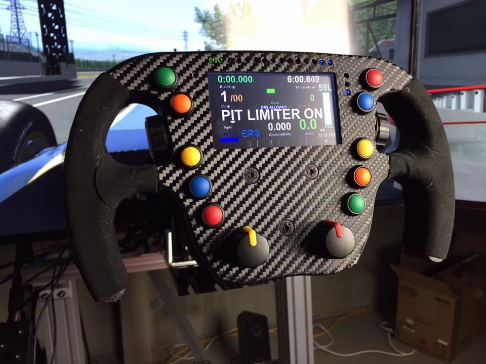 Le volant 3D de Frex se finalise - Simrace-Blog