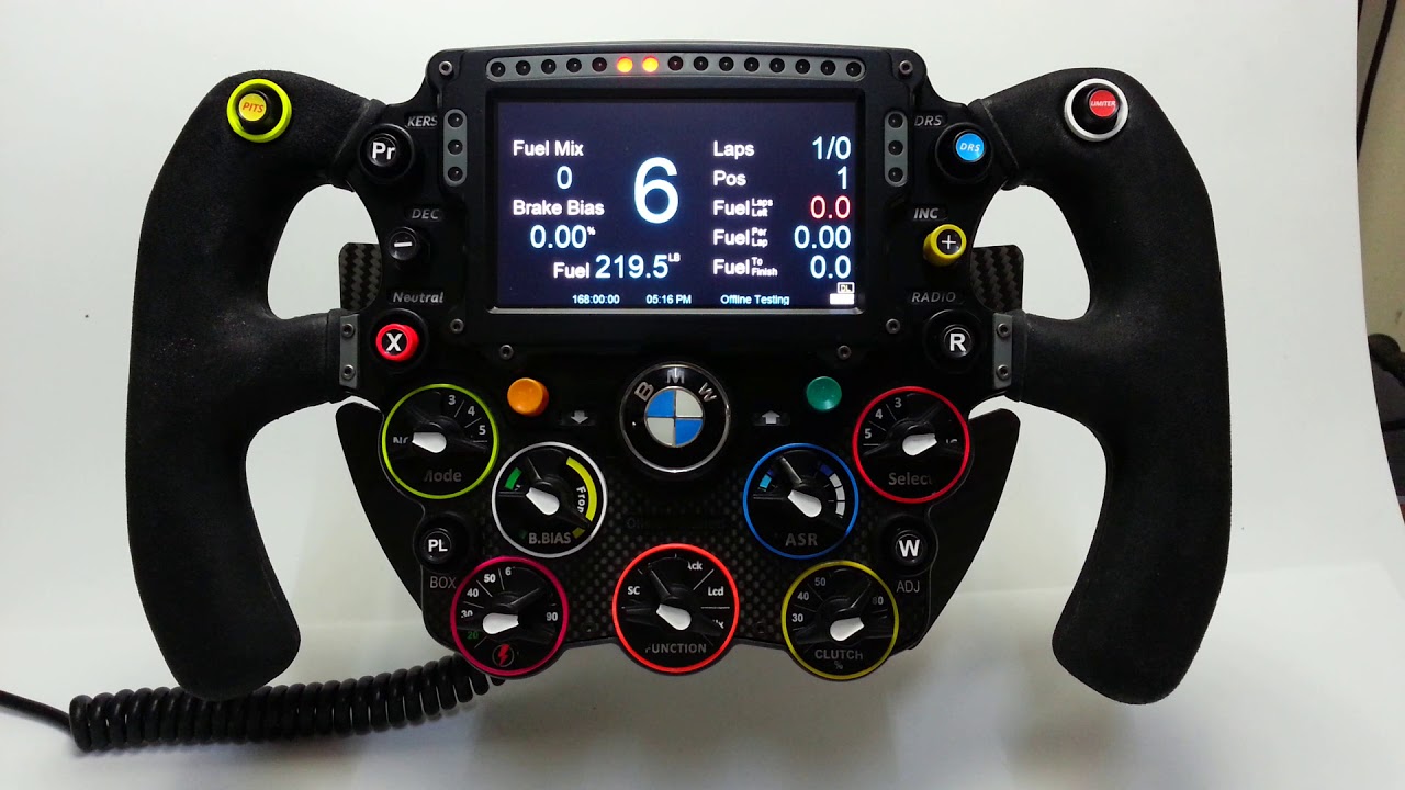Volant F1 2016 par Leopoldo Ramirez - Simrace-Blog