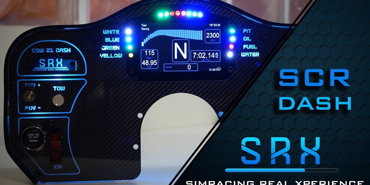SRX nous présente son nouveau tableau de bord : Le SCR DASH - Simrace-Blog