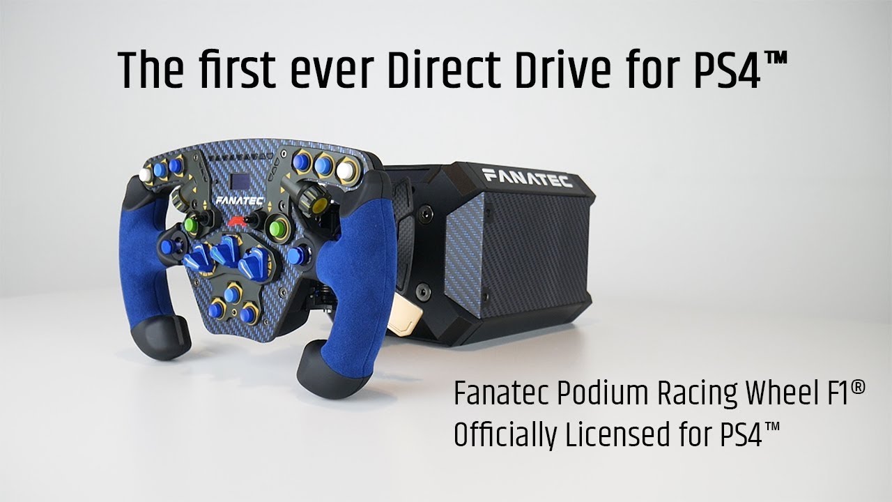 Fanatec Podium : Du Direct-Drive aussi pour PS4 - Simrace-Blog