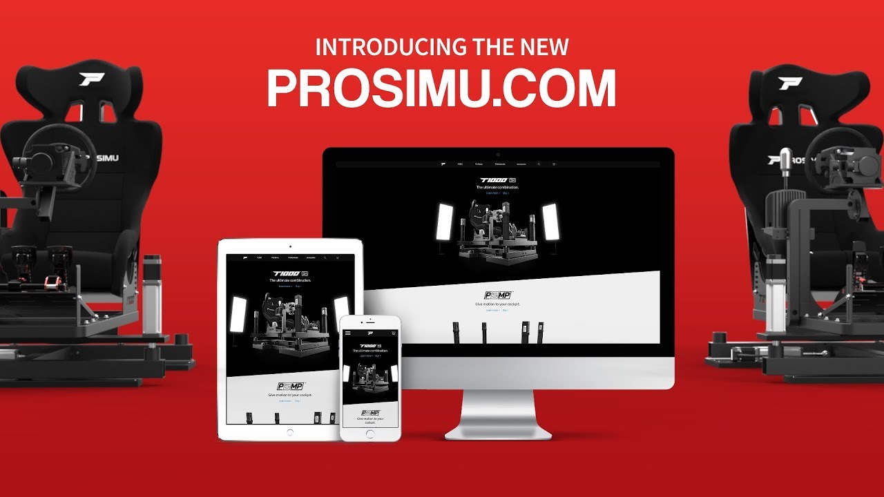 PROSIMU : Nouveau site et nouvelle image pour les T1000 - Simrace-Blog