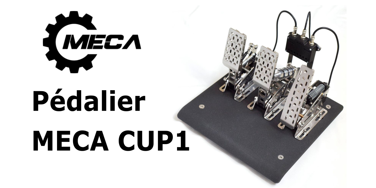 Pédalier MECA CUP1 par MECA : une belle réalisation - Simrace-Blog