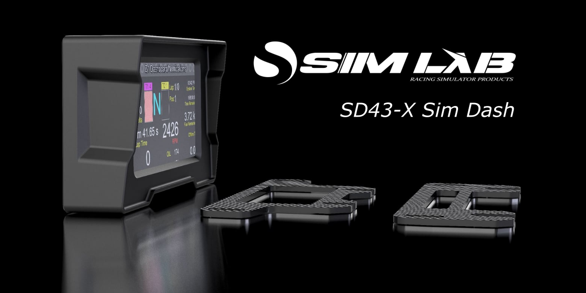 SD43-X Sim Dash : Un afficheur pour SIM LAB - Simrace-Blog