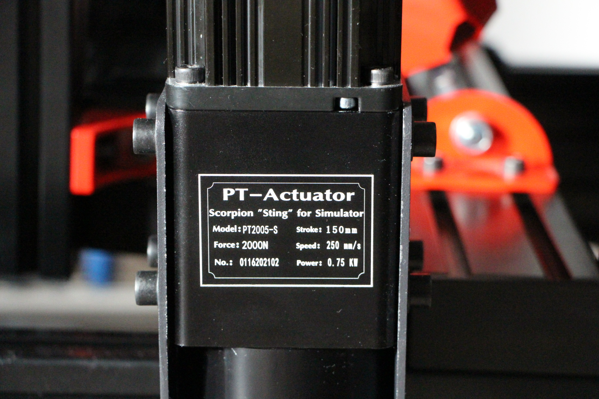 Des vérins Scorpion S de PT ACTUATOR pour mon simulateur - Part 1 ...
