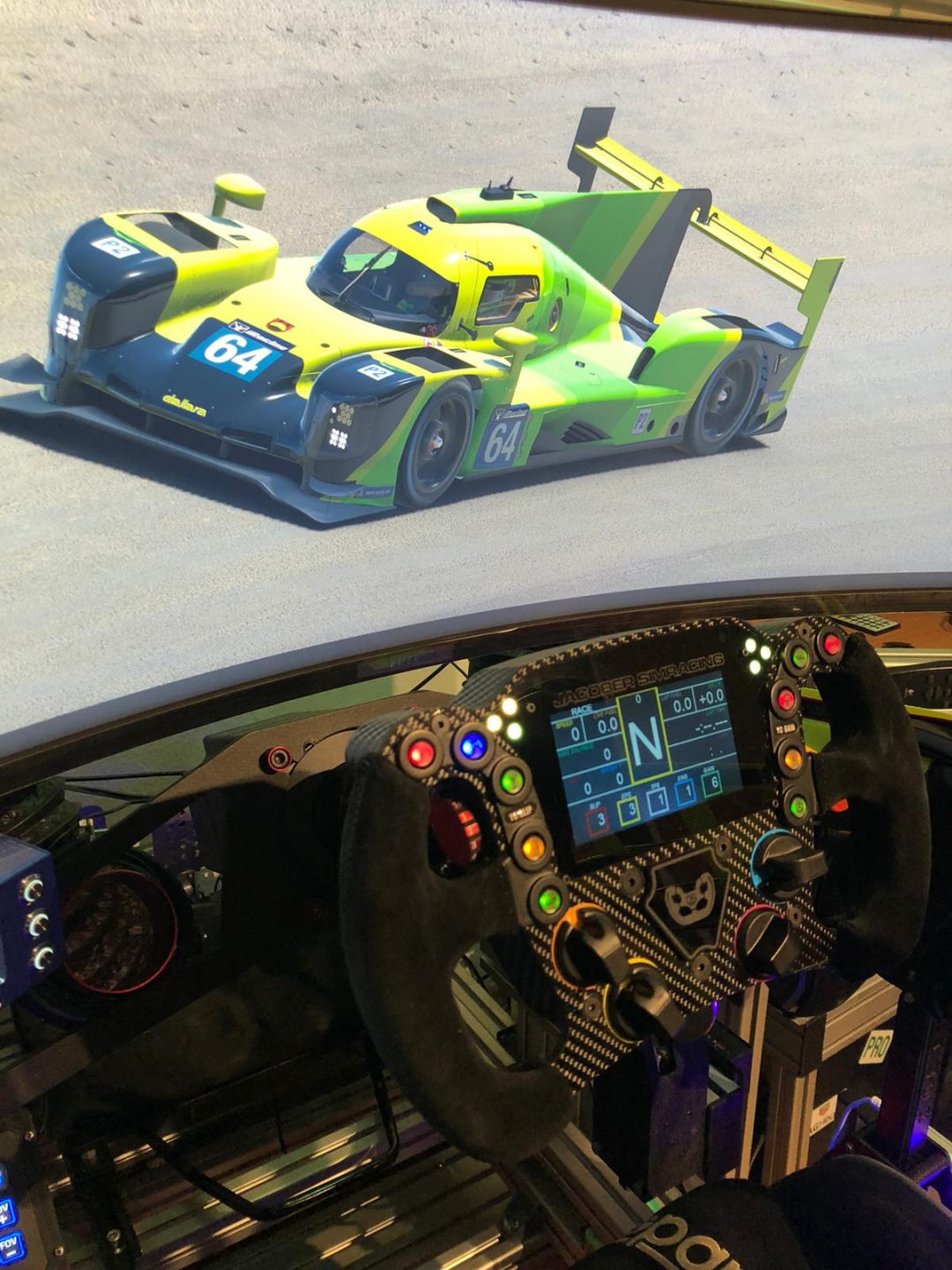 Volant Dallara LMP2 P217 par JACOBER SIMRACING - Simrace-Blog
