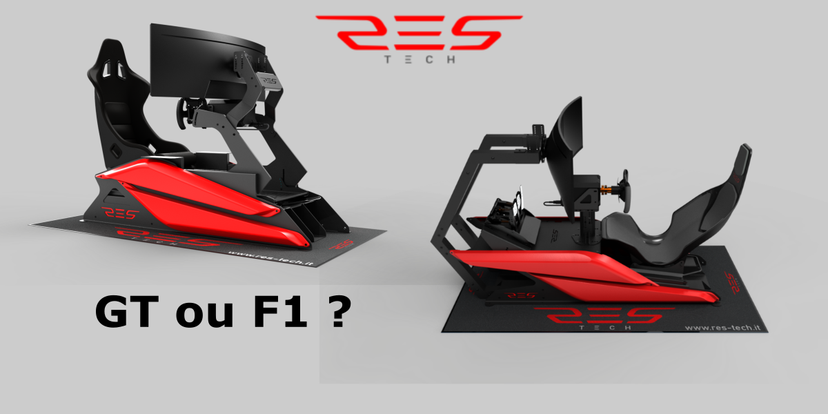 De beaux simulateurs au choix (GT ou F1) avec RES TECH - Simrace-Blog