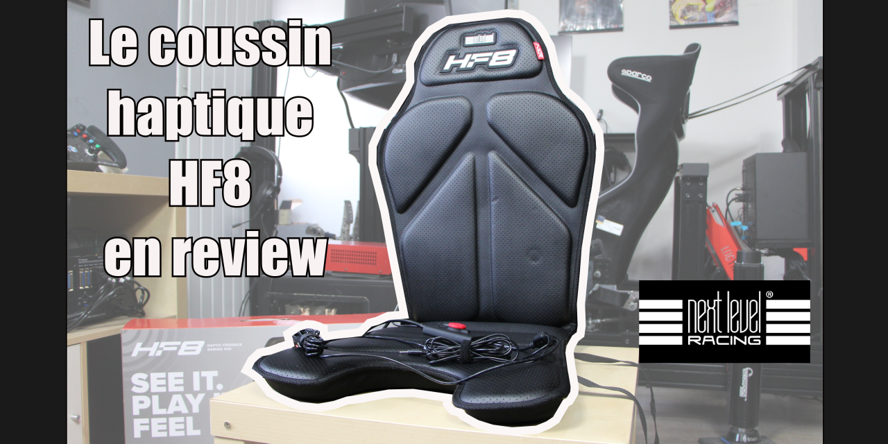 Review du coussin haptique HF8 de NEXT LEVEL RACING - Simrace-Blog
